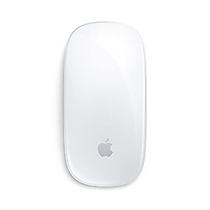 Apple Magic Mouse: Wireless, Bluetooth, Rechargeable. Works with Mac or iPad; Multi-Touch Surface - White