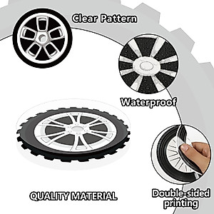 60PCS Race Car Birthday Party Decorations Wheel Tire Hanging Swirls Ornaments Racing Car Ceiling Hanging Decor Supplies Tire Tubes Hanging Decor for Race Car Theme Party Birthday Party Favors