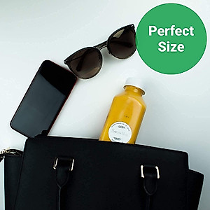 Norcalway 16 Oz Empty Plastic Juice Bottles With Caps - Reusable Juice Bottles With Lids, Smoothie Plastic Bottle, Drink Containers Bottles, Clear Juicing Bottles, 5 Pack