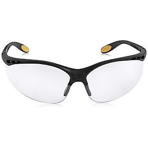 DEWALT DPG59 Reinforcer RX Bifocal Safety Glass - Black Frame/Clear Lens, 1.5 Diopter with protective sleeve