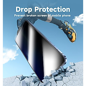 MAGIC JOHN 2 Pack for iPhone 13 Pro Max/iPhone 14 Plus 6.7 inch Privacy Glass Screen Protector, Auto Dust-Elimination Installation, Bubble Free, Easy Installation