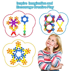 Chichalk Clip Connect 120 Piece Building Blocks | Diameter 1.26", STEM Building Toys Set Kindergarten Math Manipulatives for Kids Boys Girls, Educational Preschool Toys Activities Homeschool Supplies