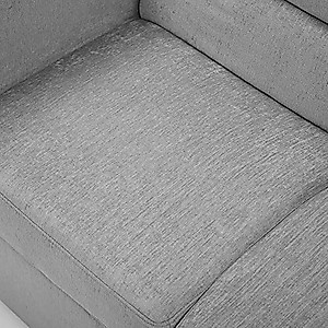 ERYE Grey Chenille Side Pockets B, Twin