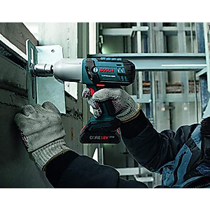 Bosch HTH181-B25 18V High Torque Impact Wrench w/Pin Detent w/ (2) 4.0 Ah CORE Compact Batteries
