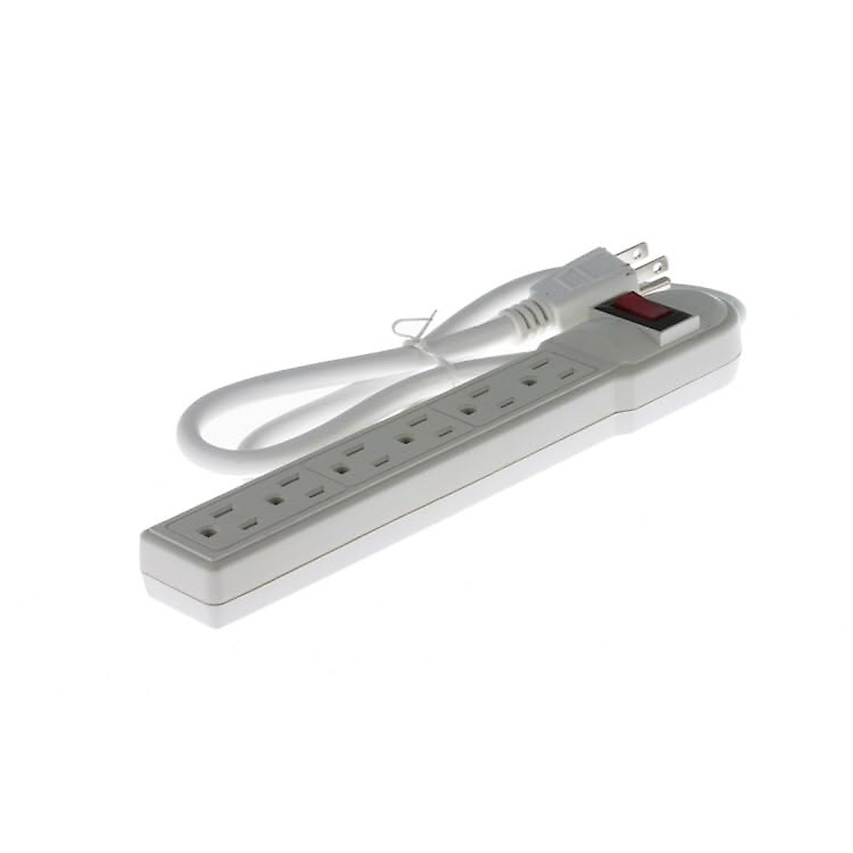 CablesAndKits Surge Protector Power Strip with (6) 15A Outlets and 3ft Cord
