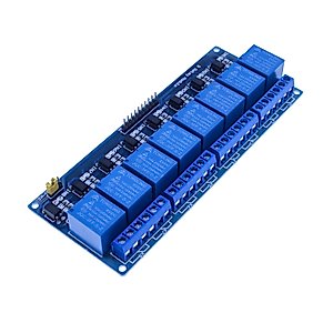 HUABAN 1PCS 8 Channel DC 5V Relay Module with Optocoupler Low Level Trigger Expansion Board