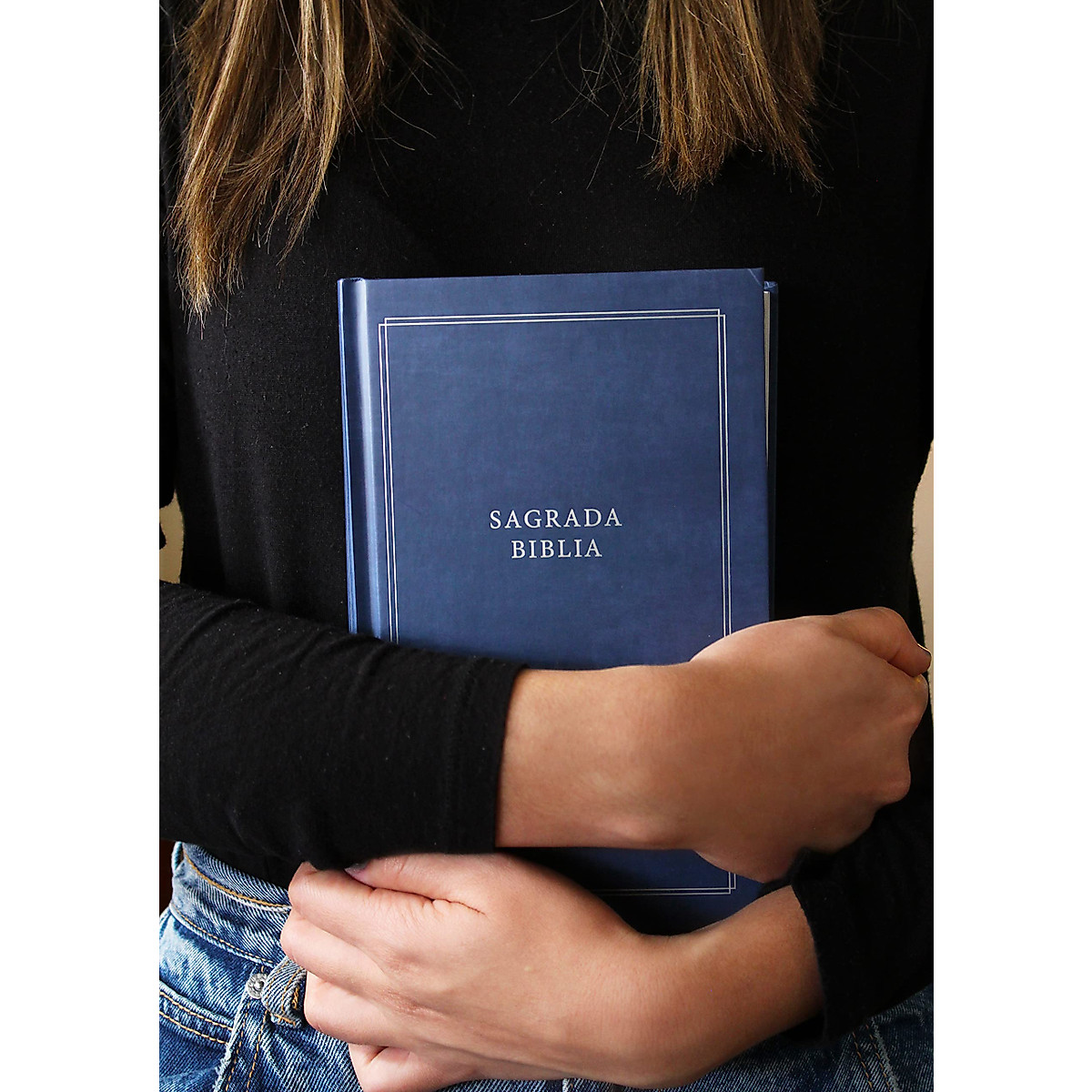 Biblia Católica, Tapa dura, Azul, Tamaño personal con uñero (Spanish Edition)