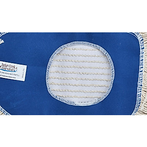 Turkey Creek Essentials 10 Inch x 6.5 Inch Wedge Dust Mop Refill for Industrial, Home & Commercial Use, Washable Natural Cotton for Standard 8" Frame