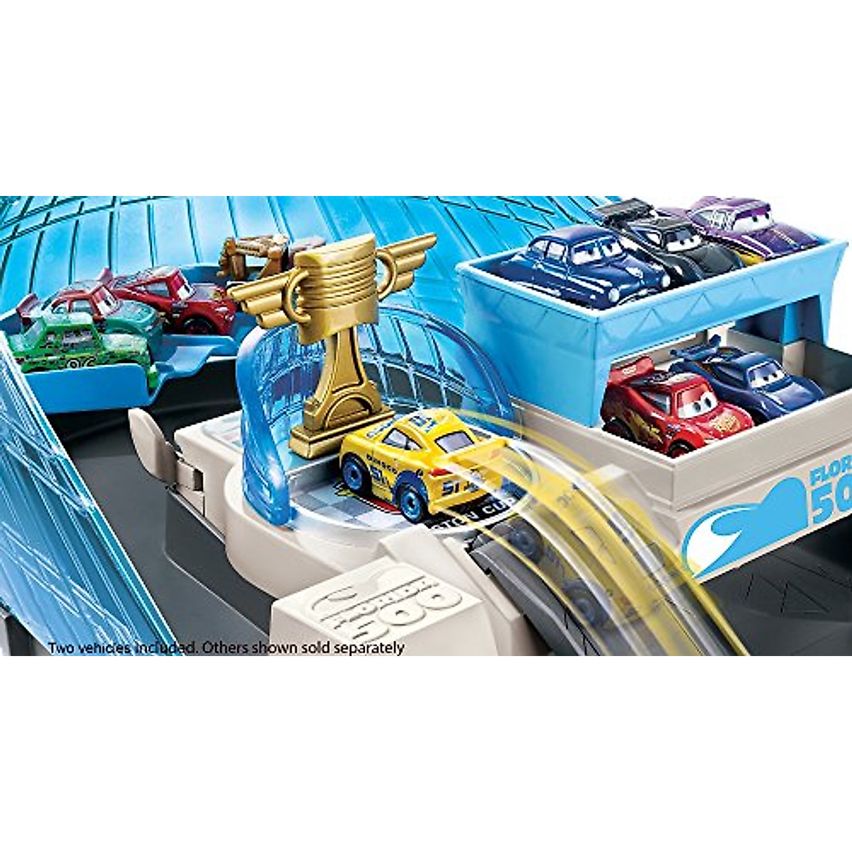 Disney Pixar Cars Mini Racers Rollin' Raceway Playset