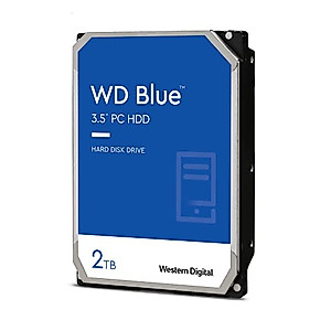 Western Digital 2TB WD Blue PC Internal Hard Drive & 500GB WD Blue SN570 NVMe Internal Solid State Drive SSD - Gen3 x4 PCIe 8Gb/s, M.2 2280, Up to 3,500 MB/s - WDS500G3B0C