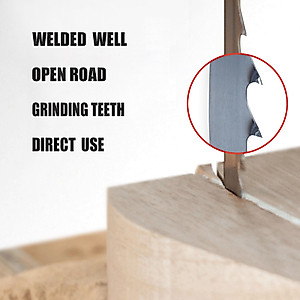 FOXBC 93-1/2 Inch x 3/4 Inch x 4 TPI Bandsaw Blades for Woodworking, fit All 14" Delta/Rockwell, Grizzly, Jet, Rikon, Steel City, General, Ridgid, Craftsman