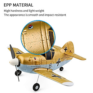 GoolRC RC Plane, WLtoys A250 RC Airplane, 2.4GHz 4CH Remote Control Airplane with 6-Axis Gyro, Easy to Fly RC Aircraft Flight Toys for Kids, Adults and Boys