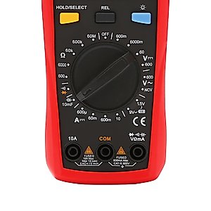 UNI-T Digital Multimeter Tester UT133B, AC DC Voltage Current Dmm Multimeter 6000 Counts NCV Measures Volt Amp Ohm Capacitance Continuity Buzzer Diode Test Battery Test, Palm Size Backlight Data Hold