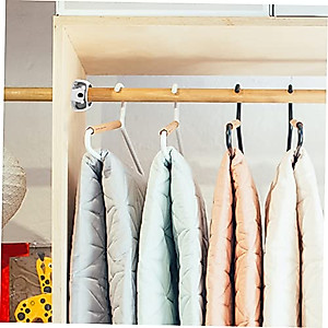 Cabilock 4pcs L Brackets Heavy Duty Heavy Duty Curtain Rods Shower Curtain Holder Shower Rod Holder Wardrobe Flange Adhesive Curtain Rod Holder Closet Pole Holder Rod Holder for Curtain