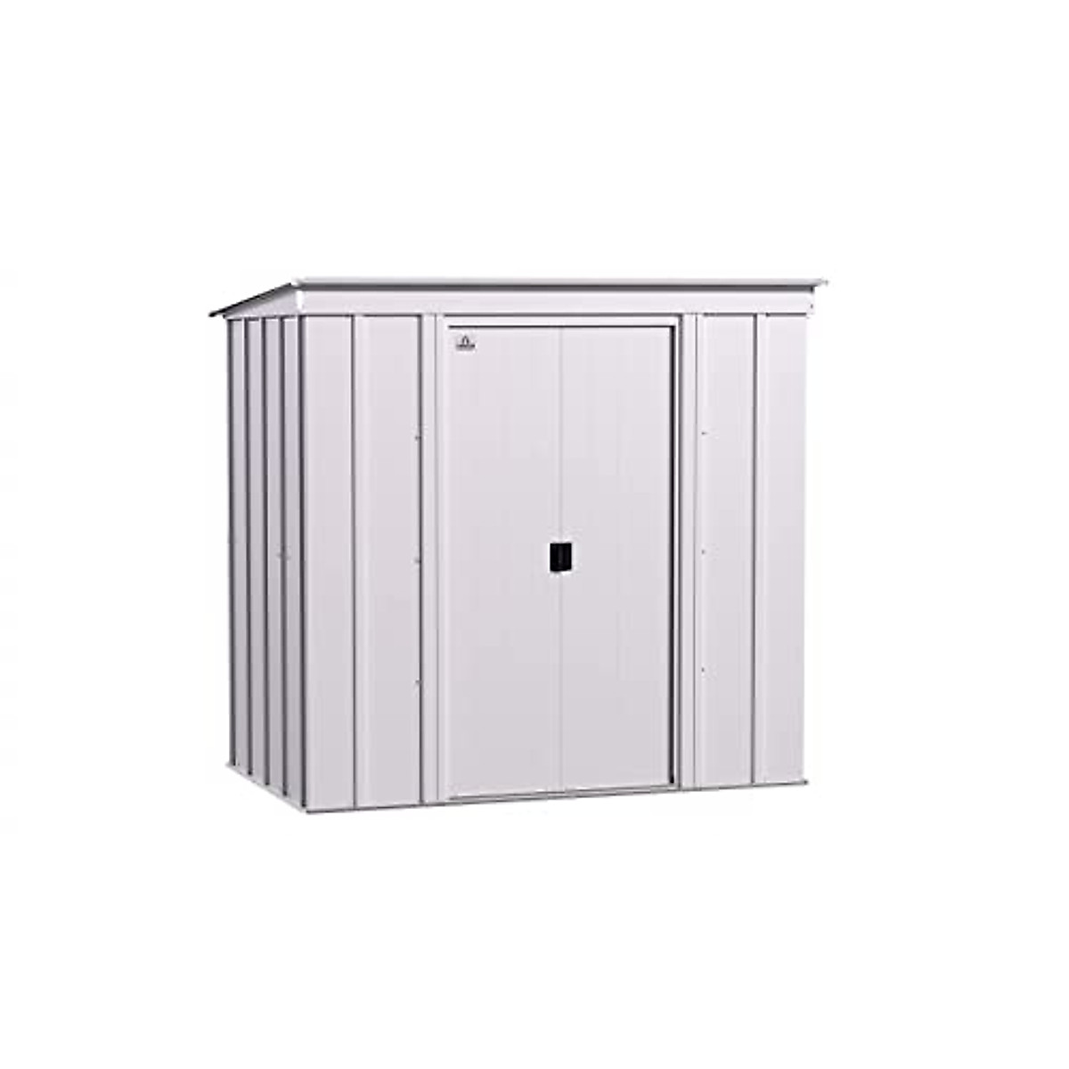 Arrow Classic Steel Storage Shed, 6x4, Flute Grey