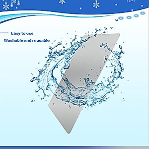 FIPASEN Rabbit Cooling Pad, 11.8x7.9 in Hamster Cooling Mat Pet Cool Plate for Rabbit Bunny Hamster Guinea Pig & Other Small Pets Stay Cool This Summer - Bite Resistance Pet Cooling Pad Ice Bed