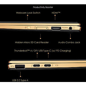 MSI Summit E13 13.4" 2-in-1 Touchscreen Laptop 14 cores 12th Gen Intel Evo Core i7-1280P 120Hz 100% sRGB Backlit KB Wi-Fi 6E DTS Hi-Res Thunberbolt 4 W/HDMI & MSI Pen (16GB RAM | 2TB PCIe SSD)
