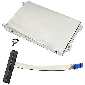 GinTai NBX0001NP00 NBX0001NP10 FG540 HDD Caddy Bay Hard Drive Connector & Sata Cable Laptop for Lenovo L340-15IRH L340-15API L340-15IWL L340-17API L340-17IRH/L340 L340-15 L340-17 L340C-15 (Cable:92MM