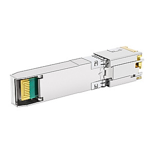 6COM 10GBase-T SFP+ Transceiver, 10G SFP+ to RJ45 Copper Module, CAT.6a/7, up to 30 Meters, compatible for Cisco SFP-10G-T-S, Ubiquiti uacc-cm-rj45-mg, D-Link, Supermicro, MikroTik S+RJ10 and More