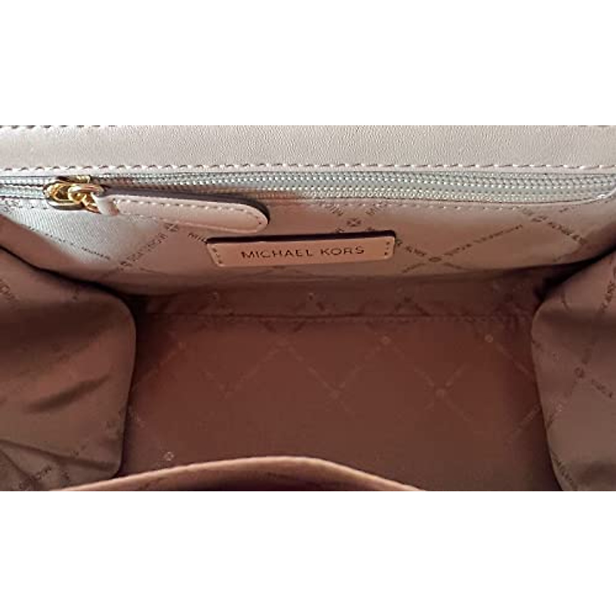 Michael Kors Carmen Colorblock Medium Flap Satchel -Buff Multi