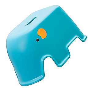 HONMEET 2pcs Chairs Stool Textured Sitting Toilet Room Minimalist Plastic Bathroom Bedroom Practical Home Cartoon Toddler Kitchen Mini Safety Creative Potty Elephant Cute Step Loft