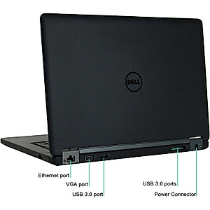 Dell Latitude E5450 Laptop 14" FHD Laptop Computer, Intel Core i7-5600U, 16GB RAM, 256GB SSD, HDMI, Windows 10 Pro (Renewed)