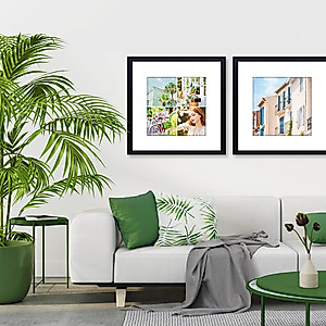VNVNK 20x20 Frame Black, 20x20 Picture Frame without Mat Or 16x16 with Mat, Photo Frames for Wall Display Set of 1