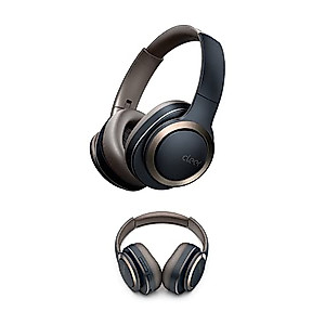 Cleer Audio, Enduro ANC Noise Cancelling Headphones, Long Lasting 60 Hour Battery, Ambient Sound Levels, Bluetooth Headphones, Smart Controls App - Dark Navy