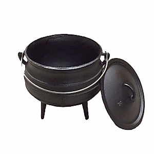 Cuisiland 8.6QT Pre-seasoned Cast Iron Potjie pot