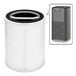 Welov P200S/P200 PRO Air Purifier Replacement Filter, 3-in-1 H13 True HEPA and High-Efficiency Activated Carbon Filter for Pet Hair Dander Smoke Pollen Dust Mite Kitchen Smells Odor