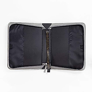 Divinity Boutique Bible Business Report Cover (25716) | 8.25" x 5.50" x 1", Black/Gray, Medium