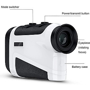 FEABCR Handheld Golf Rangefinder, Laser rangefinder, High-Precision Flag Lock Distance, Rangefinder for Golfing,Target Shooting and Hunting,Rangefinder Telescope Altimeter Electronic Ruler Outdoor for