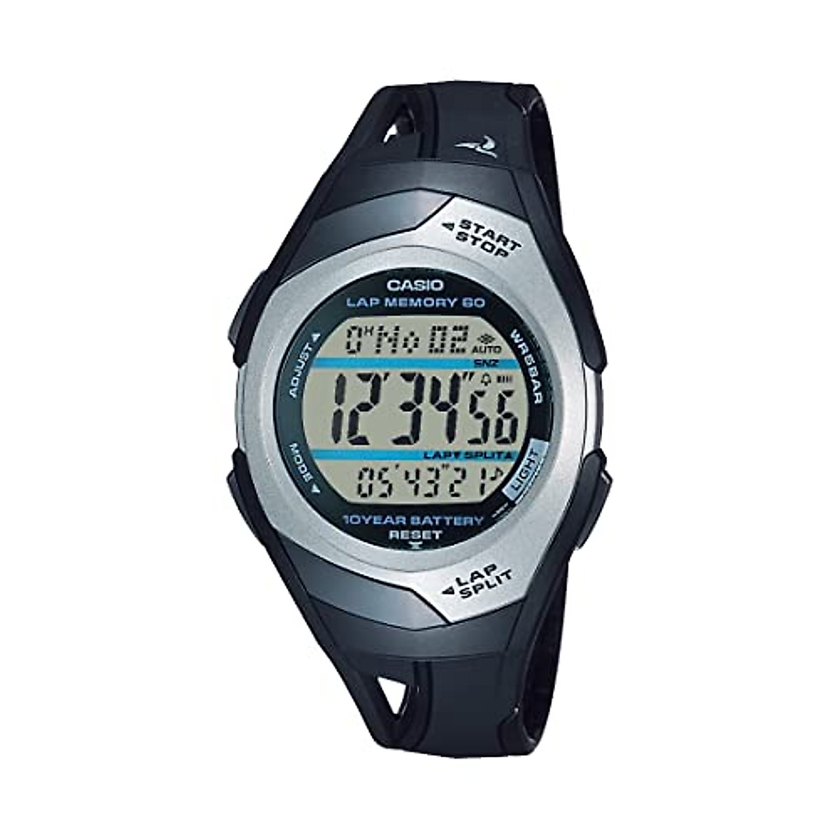 Casio STR300C-1V Sports Watch - Black
