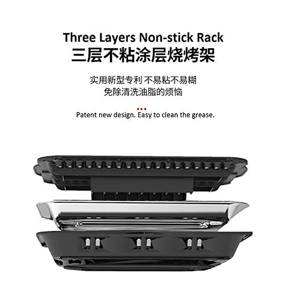 Maxsun Portable Tabletop BBQ Gas Grill Stove with Carrying Case, 7,250BTU, Camp Stove, Korean Style Barbecue,