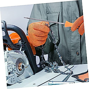 Uonlytech 1 Set Set File Swiss Pattern Rotary Burrs File Chainsaw Sharpeners Chainsaw Sharpening Kit Square Tool Drill Bit Sharpener Round Sharpener Round Files Metal Rasp Flat Plastic Grip