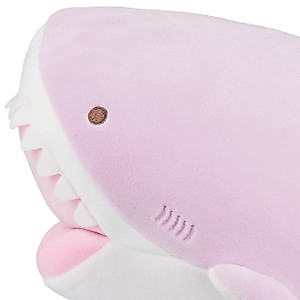 AQI Jinbesan Shark Plush Samesan Mochi Cushion - 13-inch Plush