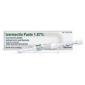 Dechra Ivermectin Paste 1.87% | Horse Dewormer Paste