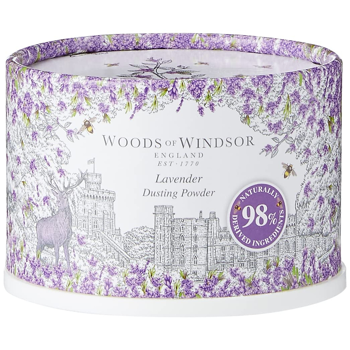 White Jasmine by Woods of Windsor 3.5 oz Body Dusting Powder with Puff