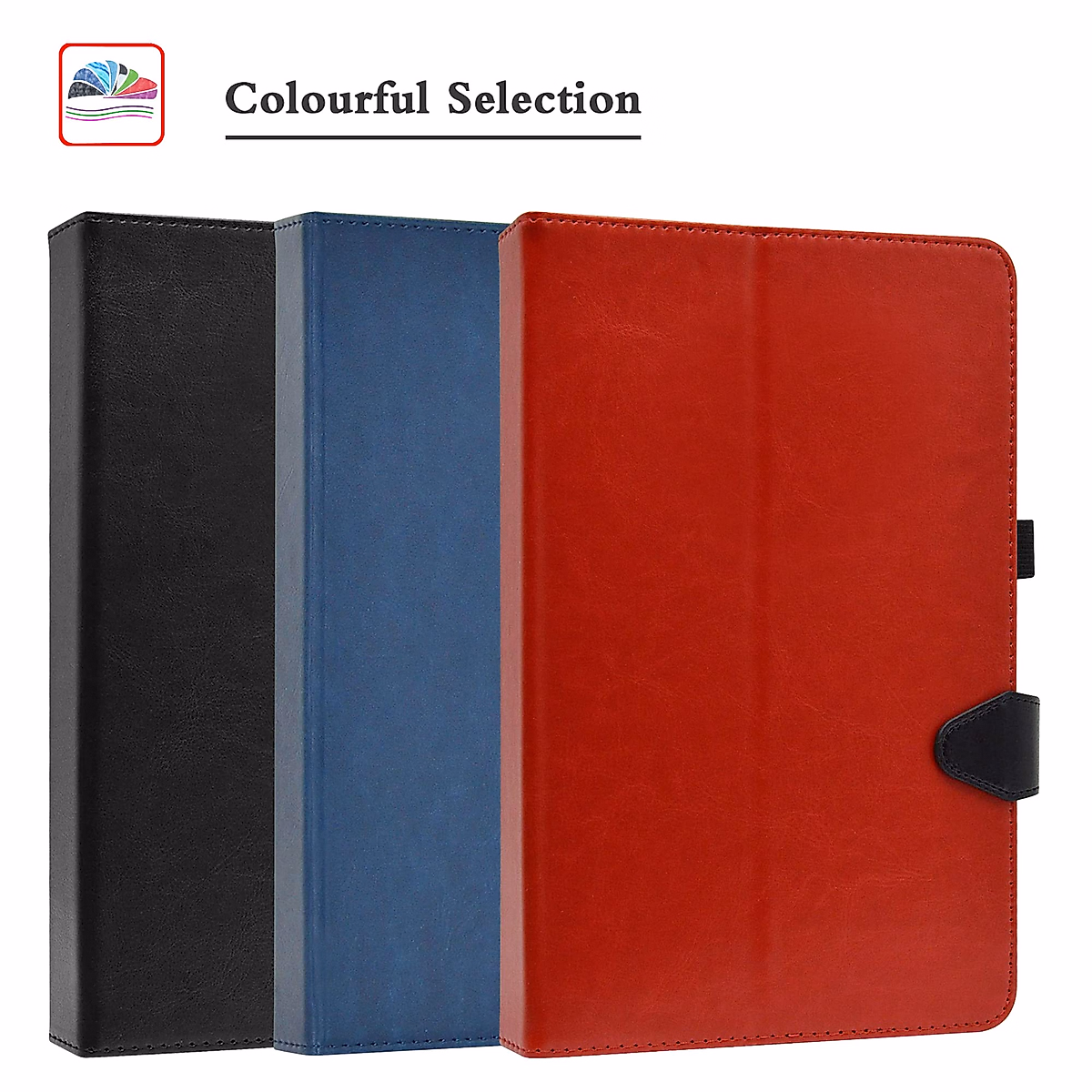 JRTAL Compatible with TCL Tab Pro 5G/TCL TABMAX 10.4 Keyboard Case, Premium Vegan PU Leather with Detachable Keyboard Stand Cover for 10.36" TCL Tab Pro 5G TCL-9198S/TCL TABMAX 10.4 9296Q,Blue