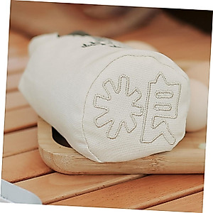 FRCOLOR camping grain rice bag drawstring rice bag rice holder bag camping rice bag cotton bread bags picnic food bag skin care containers leakproof rice holder portable camping bag canvas