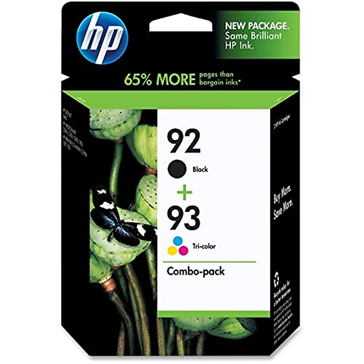HP 92 | 2 Ink Cartridges | Black, Tri-color | C9361WN, C9362WN