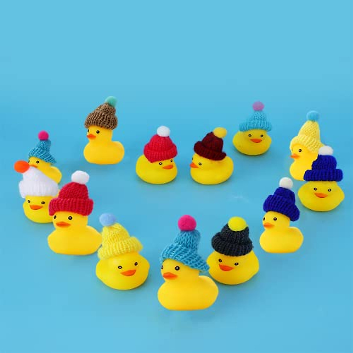 Rubber Duck Bath Duck Toys for Toddlers Boys Girls,Christmas Duck Toys in Bulk Baby Shower Duck Decorations Party Favors Stocking Stuffers