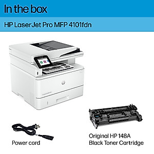 HP LaserJet Pro MFP 4101fdn Black & White Printer with Fax