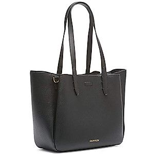 Calvin Klein Millie Novelty Tote, Black/Black