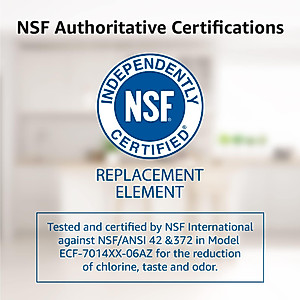 Overbest NSF Certified Pitcher Water Filter, Replacement for Brita® Pitchers and Dispensers, Brita® Classic 35557, OB03, Mavea® 107007, and More, Includes 2 Filters