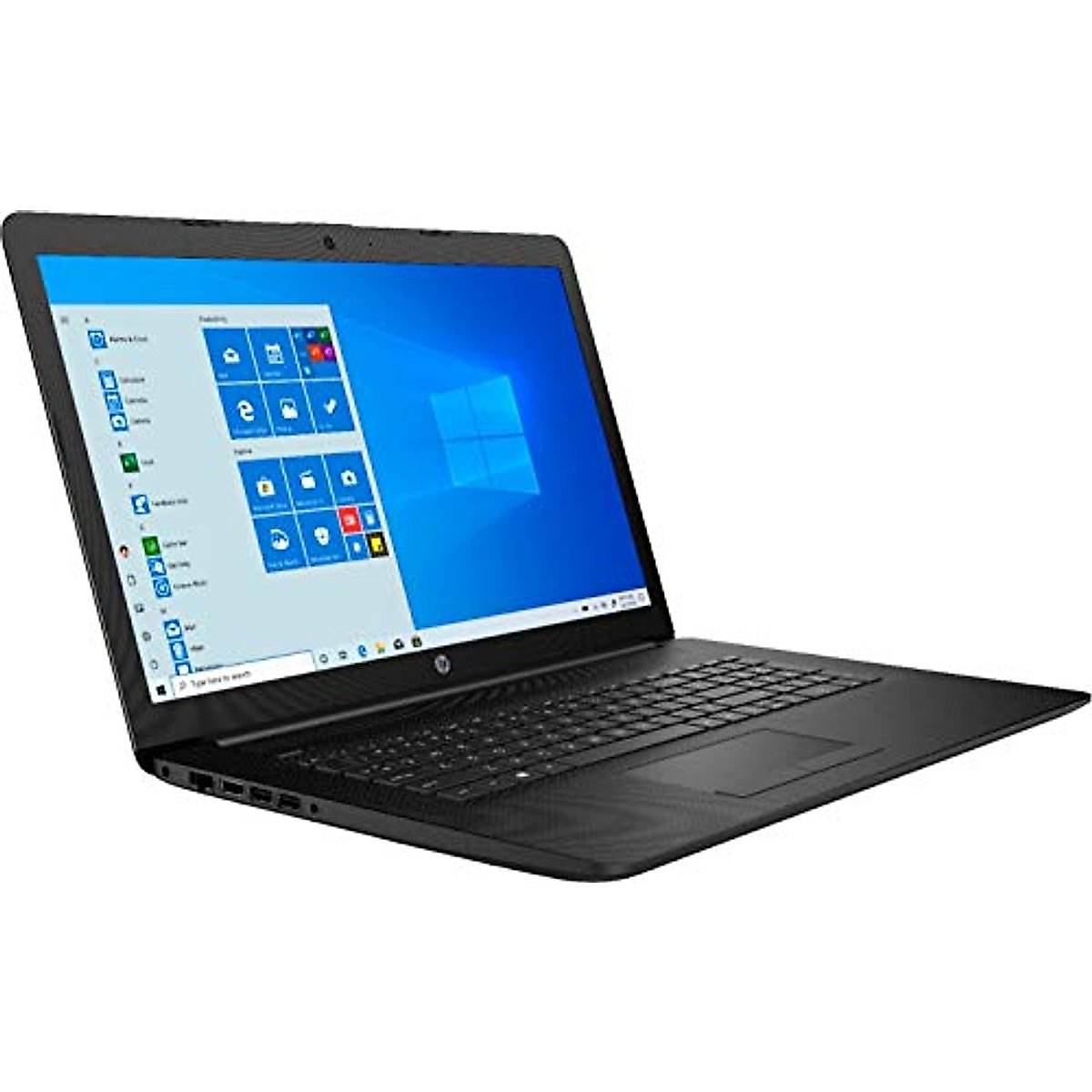 HP 2020 Laptop, 17.3" HD+ Screen, 10th Gen Intel Core i5-1035G1 Quad-Core Processor up to 3.60GHz, 8GB DDR4 RAM, 256GB PCIe NVMe M.2 SSD, DVD-RW, HDMI, Wireless-AC, Bluetooth, Windows 10 Home, Black