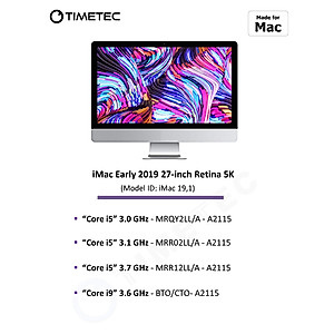 Timetec 32GB KIT(2x16GB) Compatible for Apple DDR4 2666MHz / 2667MHz for Mid 2020 iMac (20,1/20,2) / Mid 2019 iMac (19,1) 27-inch w/Retina 5K, Late 2018 Mac Mini (8,1) PC4-21333 /PC4-21300 MAC RAM