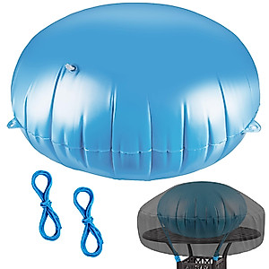 Kovshuiwe Dome Patio Furniture Cover Airbag- 47In Dia Reusable Weather Resistant Dome Airbag with Ropes to Fix- Picnic Table Airbag Patio Table Cover Support for Outdoor Patio Furniture, Blue