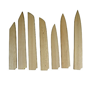 Aibote Handmade Natural White Maple Wood Japanese Chef Knives Magnetic Sheath Sakimaru Yanagiba Santoku Sakimaru Kiritsuke Deba EEL Knife Sheath Case Holder Wooden Cover (Sakimaru,300MM)