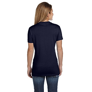 Hanes Womens Classic Athletic-t-shirts, Deep Navy, Large US